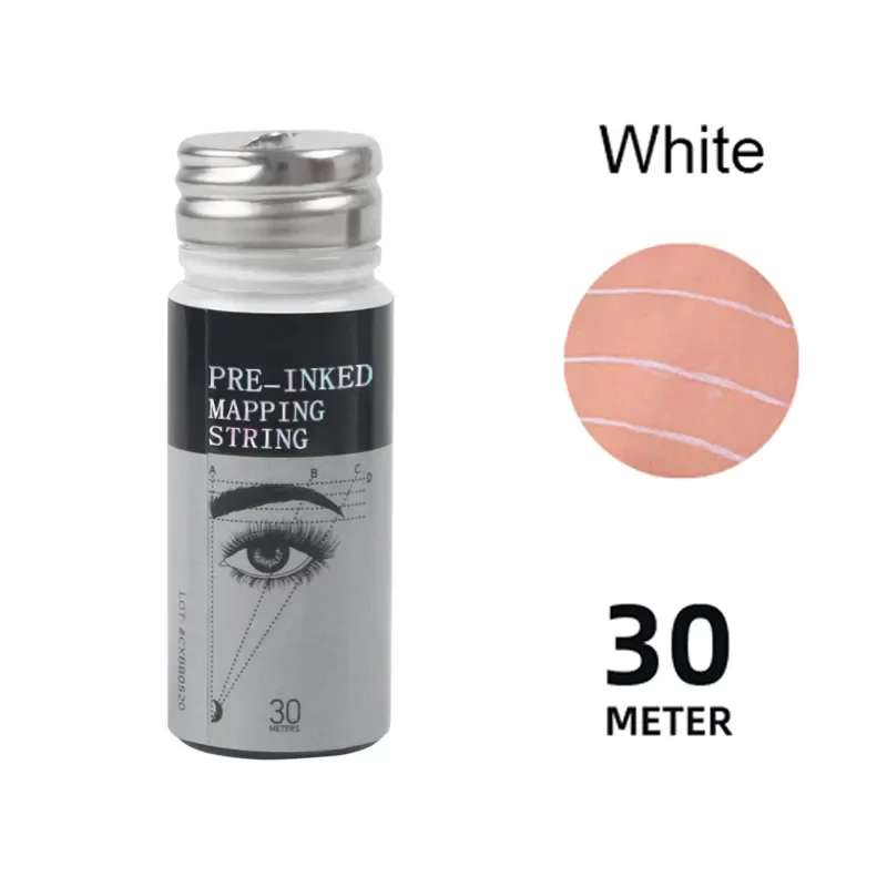 Black White Brow Mapping String Microblading Thread Ink Mapping String ...