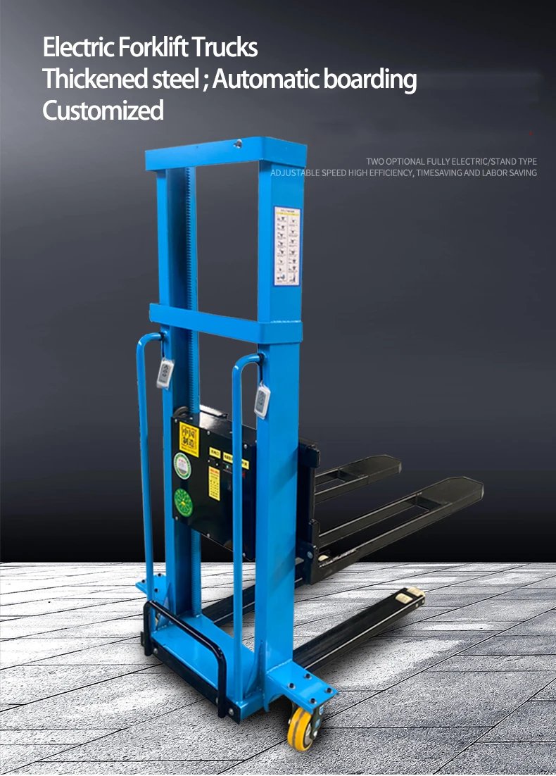 Portable Forklift Aluminium Manual Lifter Stacker Electric ...