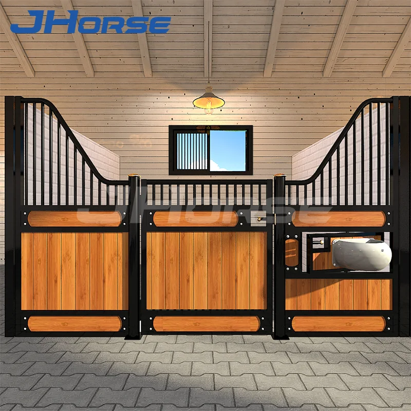 Equestrian Barns - European Style Horse Stall Fronts