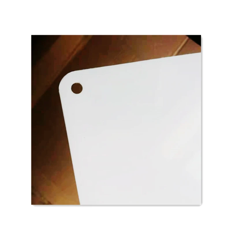 Gloss White Sublimation Aluminum Sheet Signs Blank Metal Sublimation ...