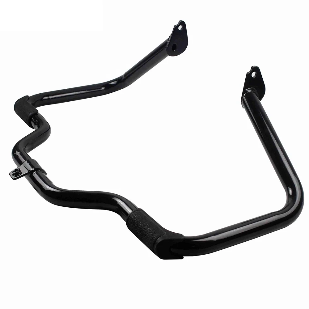 Black Highway Crash Bar Engine Guard Protect Fit For Harley Touring ...