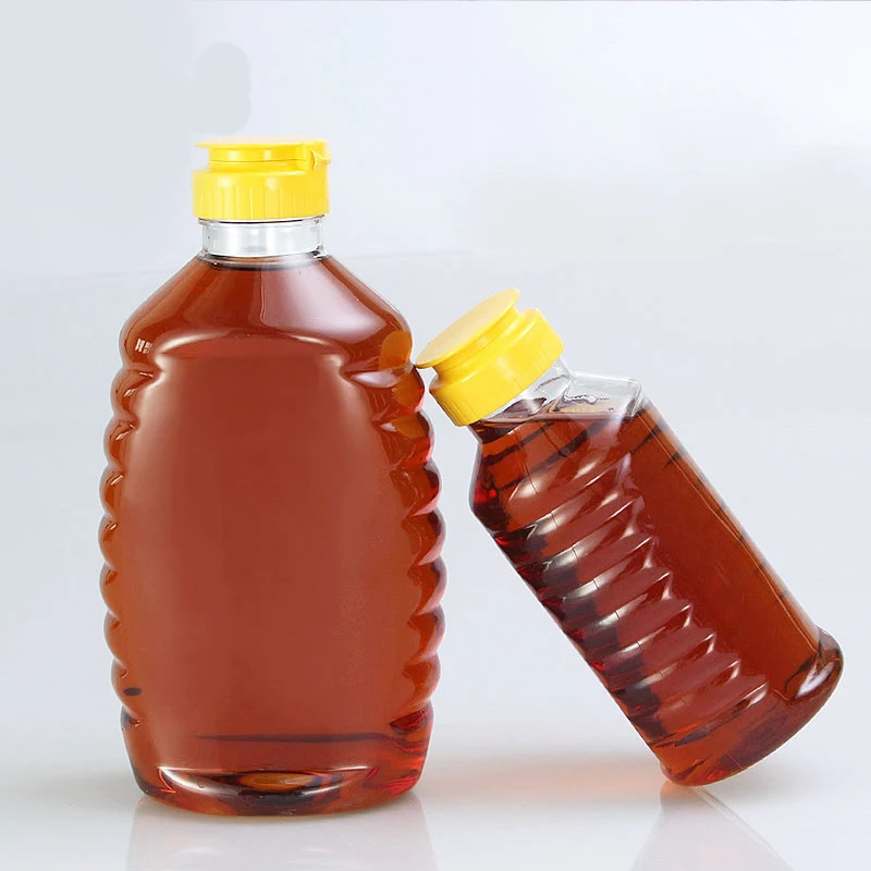 Honey Packaging - Eco-Friendly PET Bottles with Silicone Lid