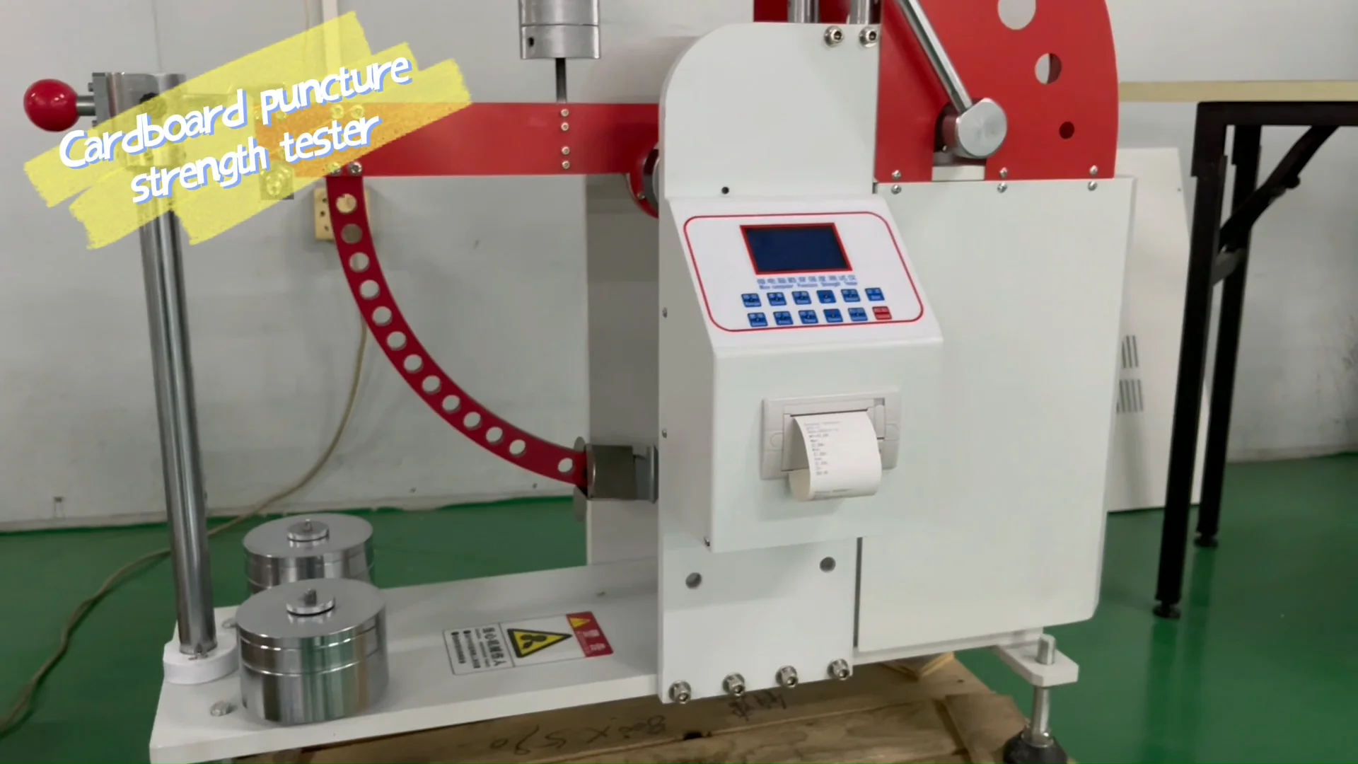 Liyi Digital Cardboard Resistance Testing Machine Puncture Strength ...