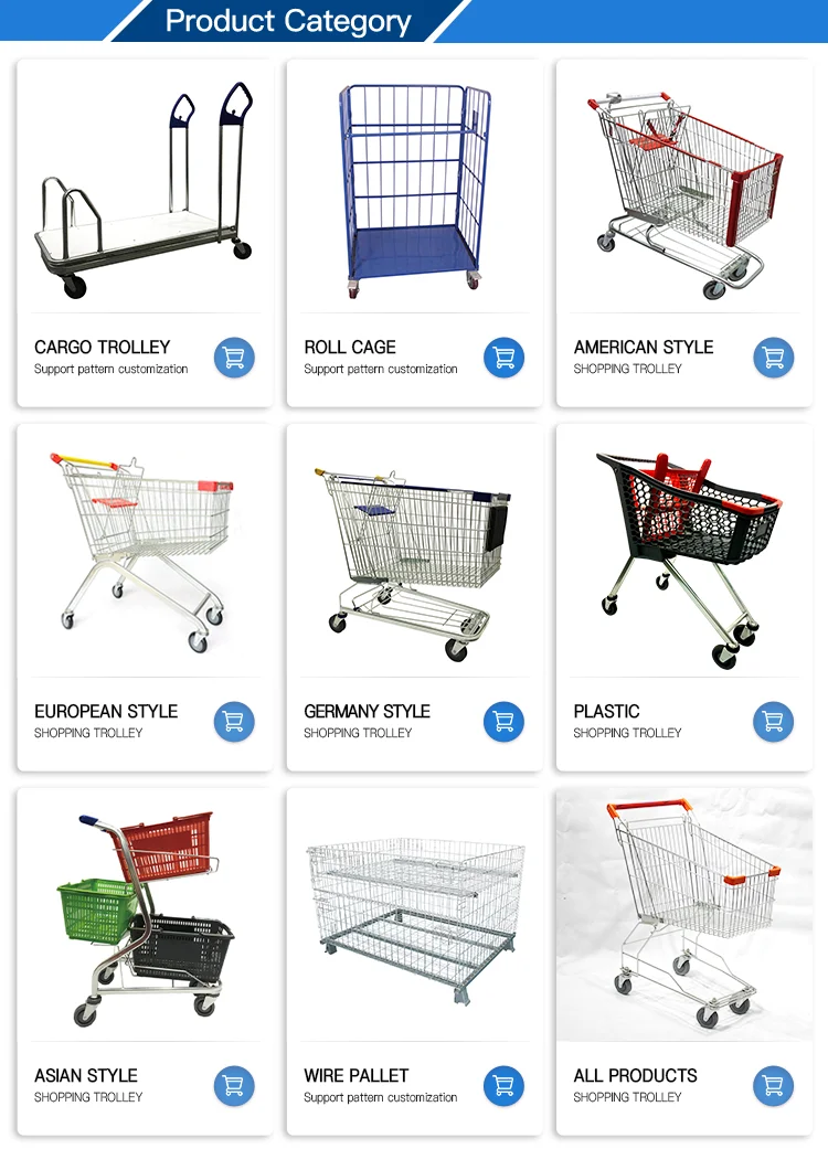Double Layer Grocery Trolley - Efficient Shopping Cart