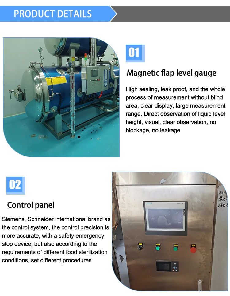 Fully Automatic Commercial Autoclave Canning Retort Glass Bottles ...
