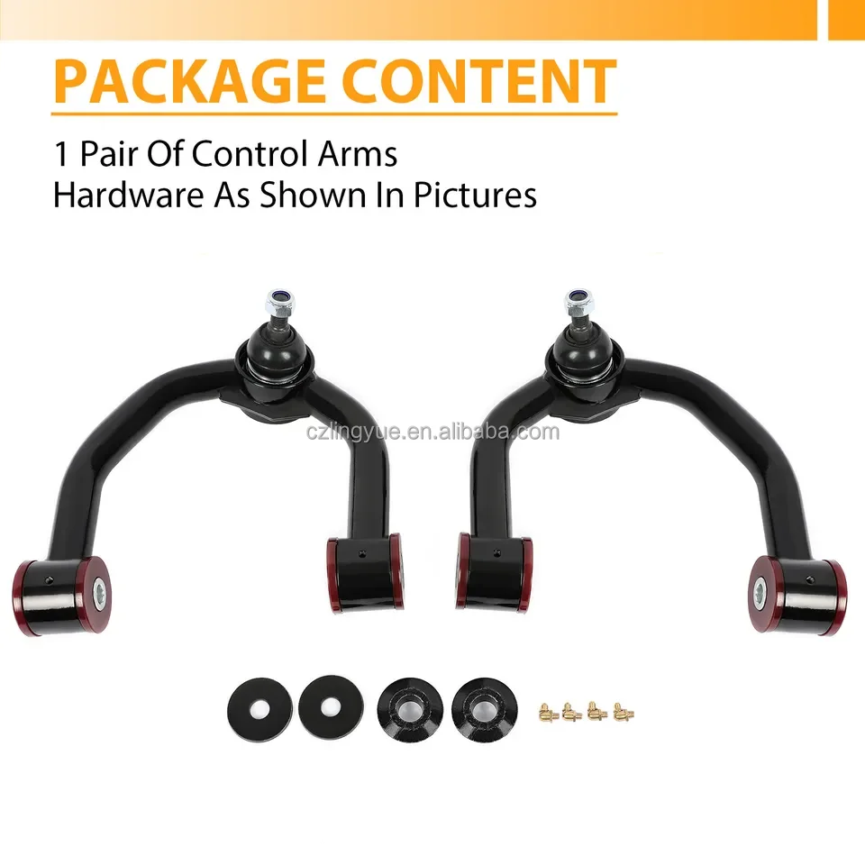 2-4" Lift Black Upper Control Arms for Toyota 4runner & Tacoma