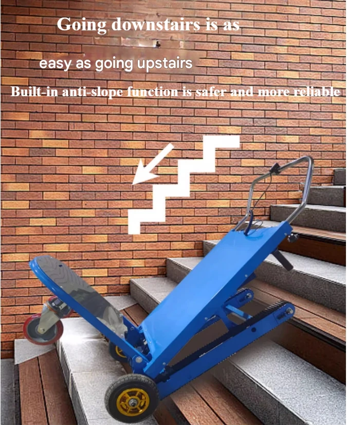 Electric Stair Climbing Machine Crawler Trolley Portable Foldable Four ...
