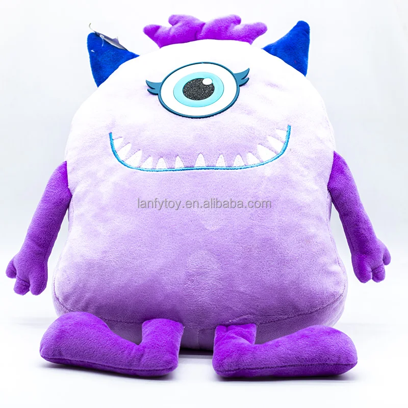 Custom One Eye Purple Monster Plush Toy Plushies Stuffed Toy - Buy ...