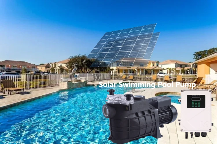 2HP 1500W AC DC Hybrid Solar Power Swimming Pool Water Pump System with ...