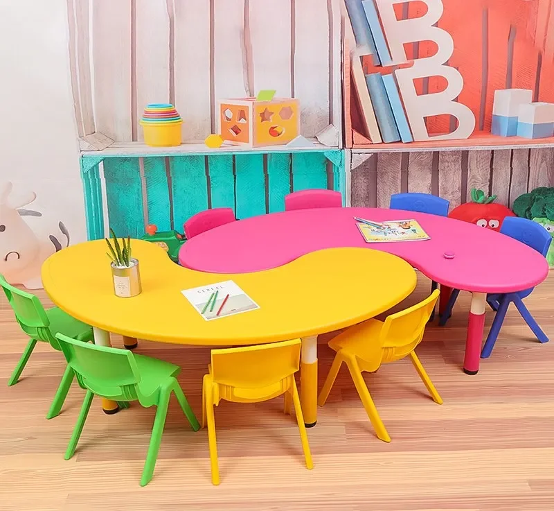 Practical Kindergarten Chairs Set Baby Toy Table Set Plastic Game ...