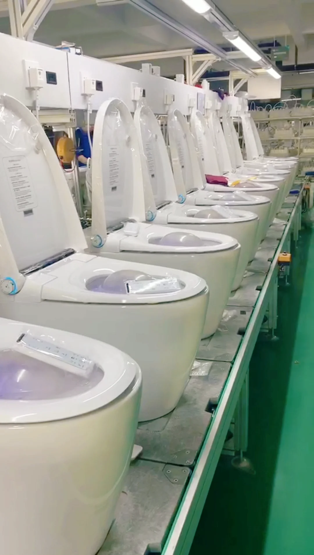 Wealwell One Piece Wc Toilets Bowls Automatic Female Washing Wc Ceramic ...