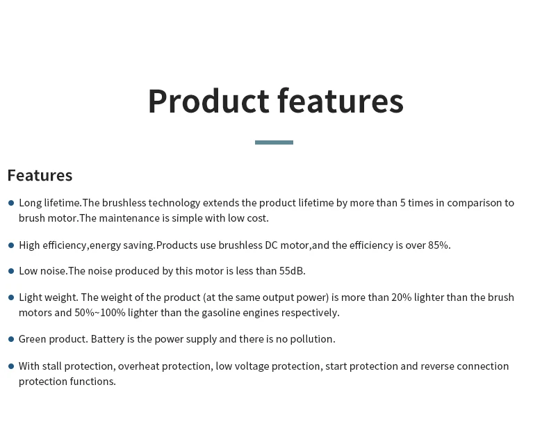 2HP Shaftless Electric Motor for Boat Trolling & Kayak Fishing