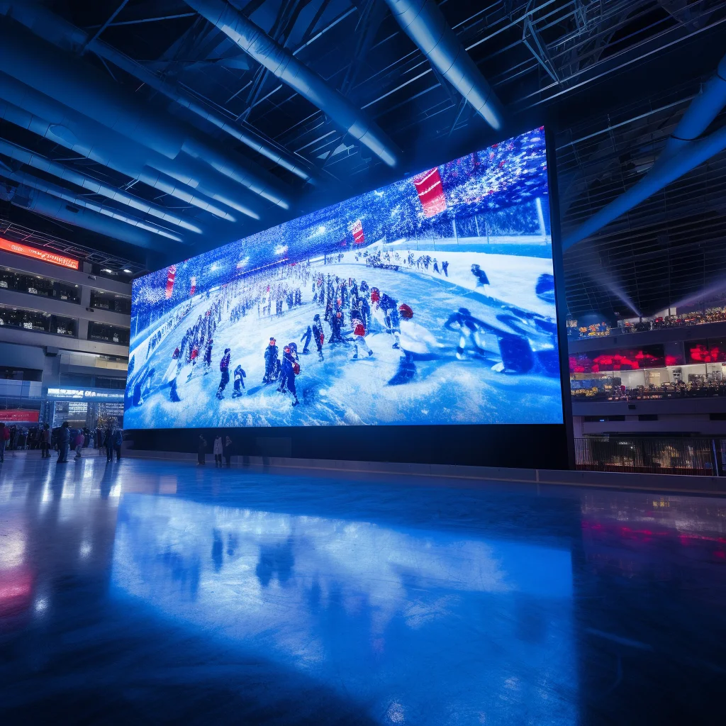 Indoor Stadium Perimeter Led Display P4.81 Hanging Led Screen High ...