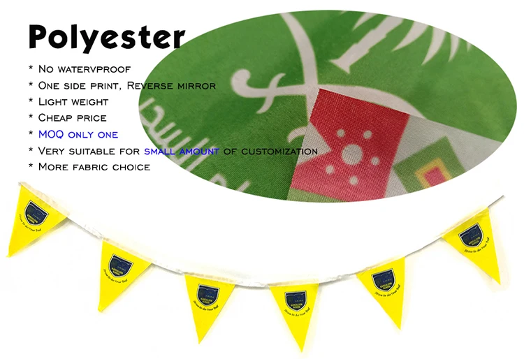 Custom Bunting Backstroke Flags for Swim Games & Events