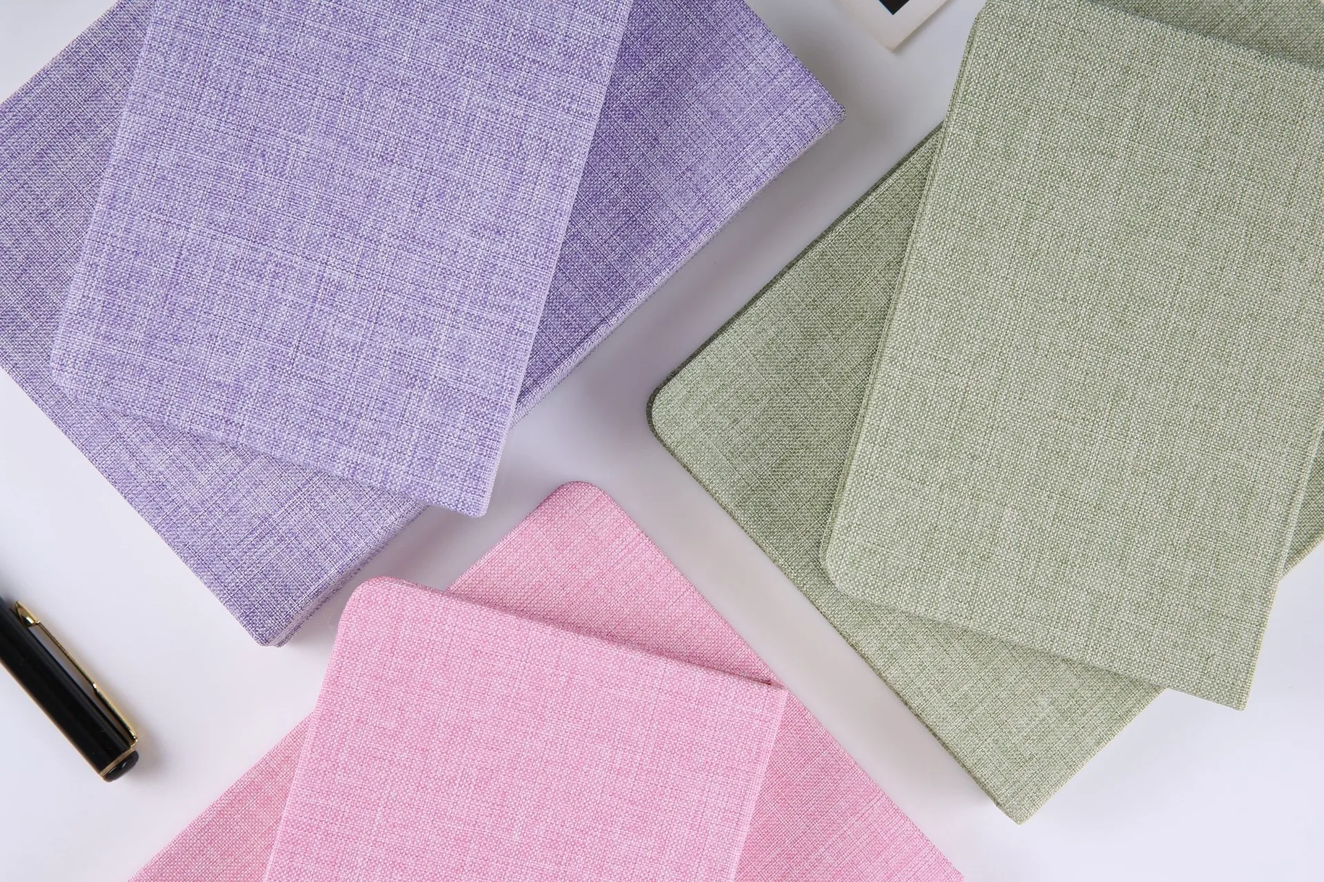 Wholesale A6 B6 Linen Notebook Fancy Fabric Cloth Hardcover Diary Nice ...