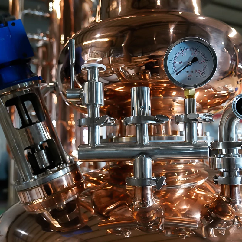 Spirits Still - Copper Column Distillation with Electric Steam Heating