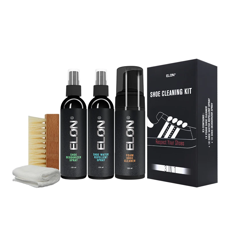 Elon Natural 150ml Foam Cleaner Spray Shoes Natural Private Label Shoe ...
