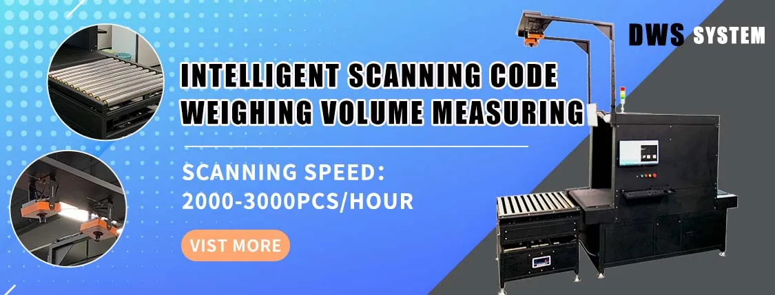 Dws Desktop Static Conveyor Parcel Dimensioner Weigh Scanning Intelligent Logistics Warehouse ...