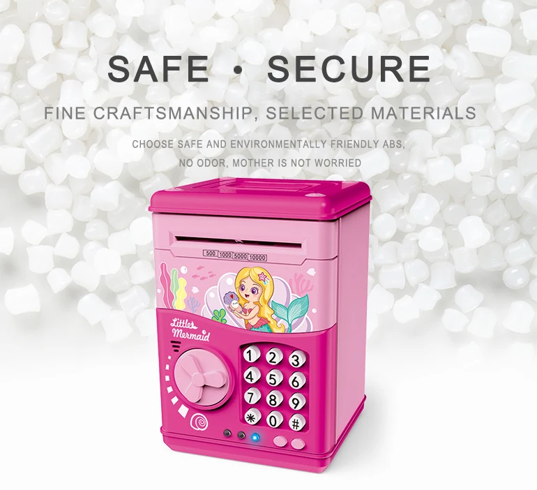 Secure Kids' Savings with Novelty Electronic Piggy Banks