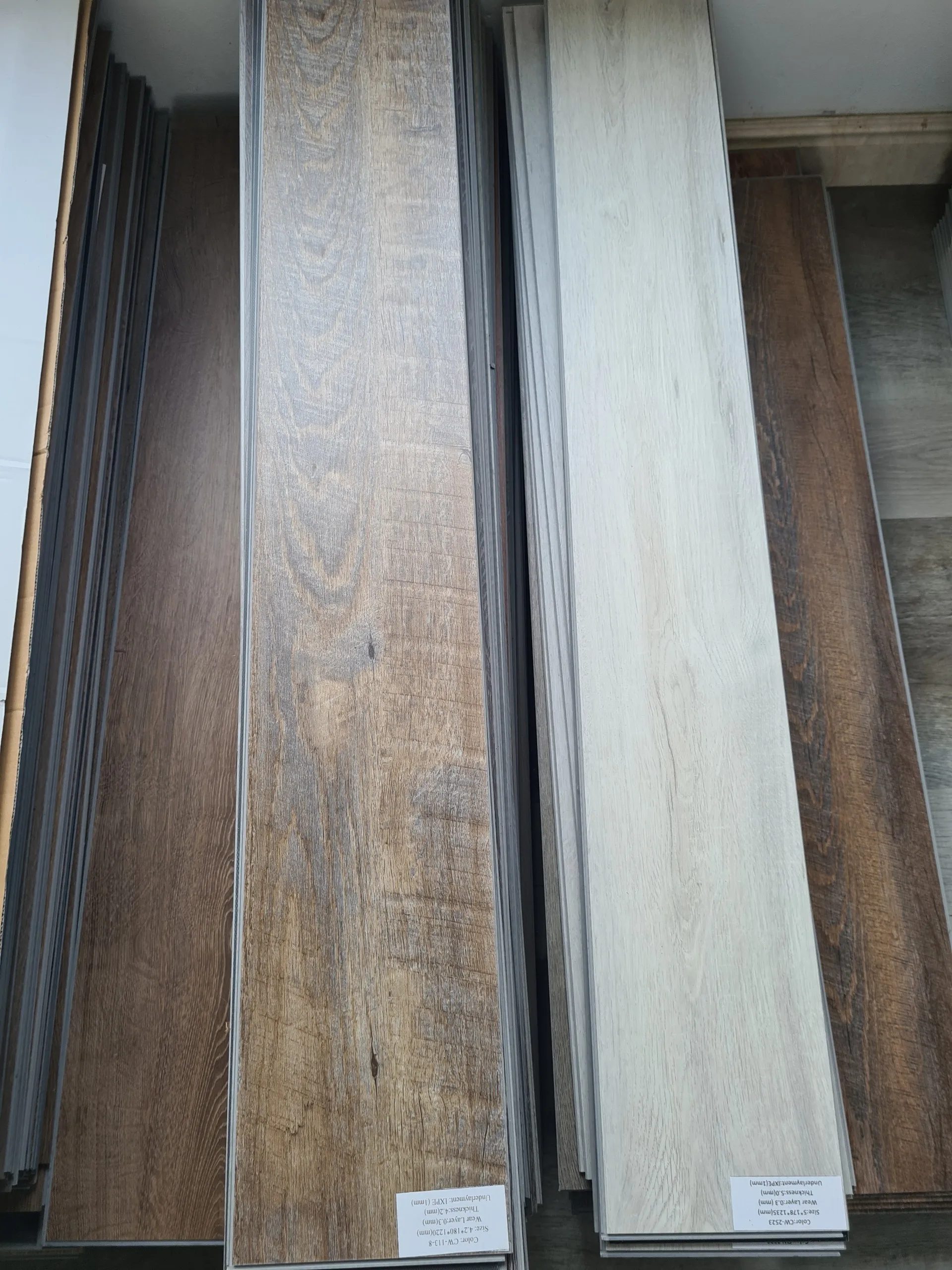 Vietnam Factory 3mm 4mm 5mm 6mm Wood Texture Waterproof Tile Lvp Pvc ...