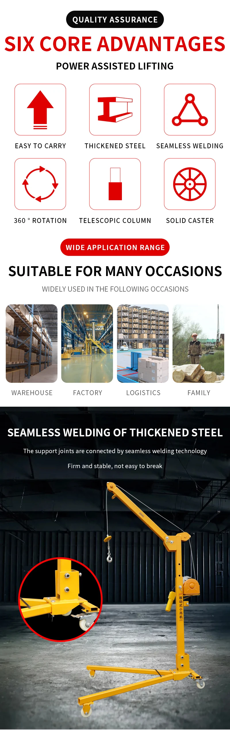 500 Kg Diesel-powered Small Crane Construction Diesel Crane Portable ...