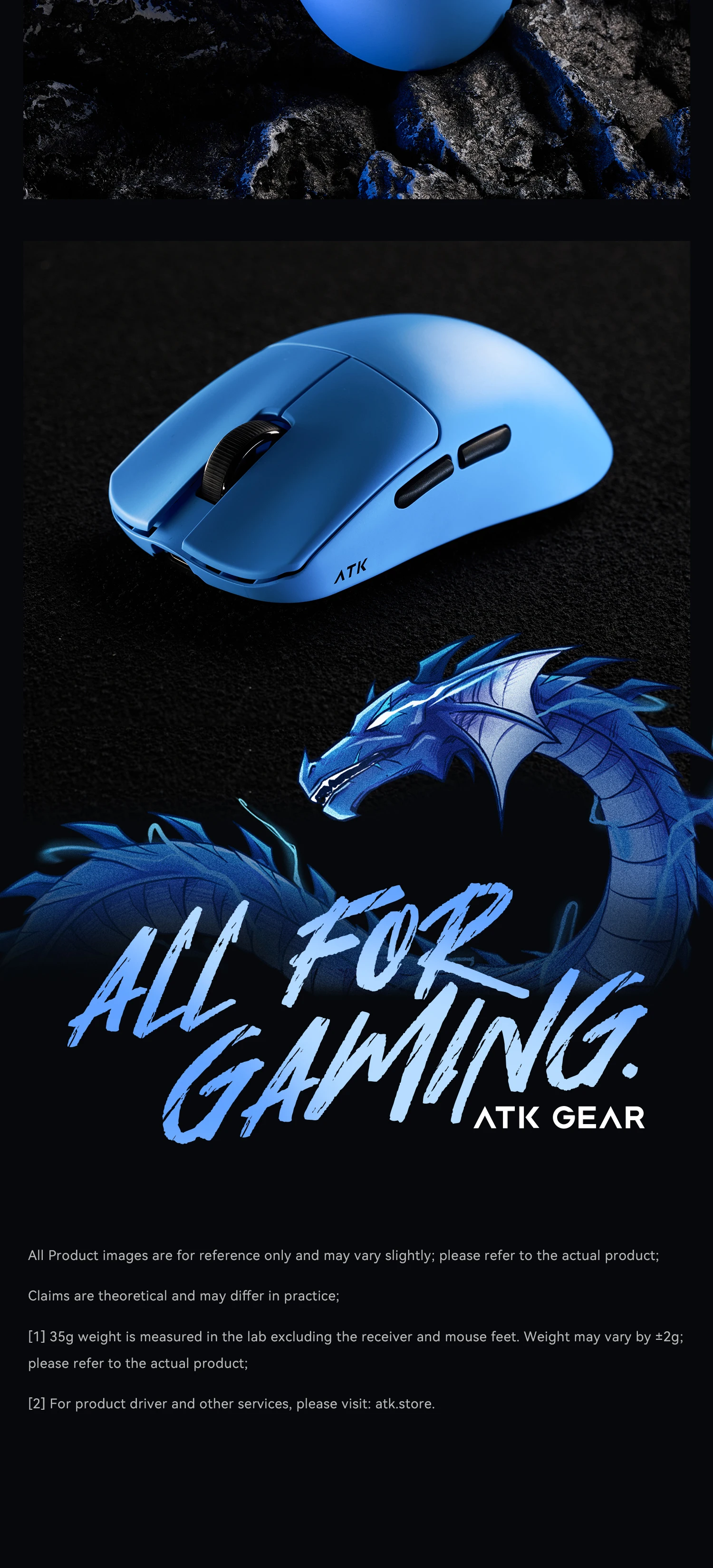 ATK LEVIATAN Collaboration - High-Performance Gaming Mouse