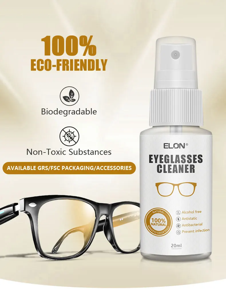 ELON Eyeglass Cleaning Kit - 100% Natural & Efficient