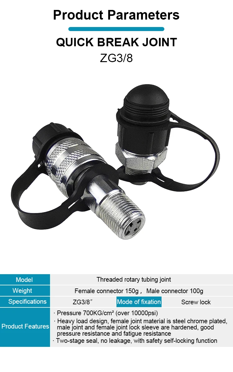 Hydraulic Fittings Quick Fitting A Set Of M16* 1.5 Zg3/8 High Pressure ...