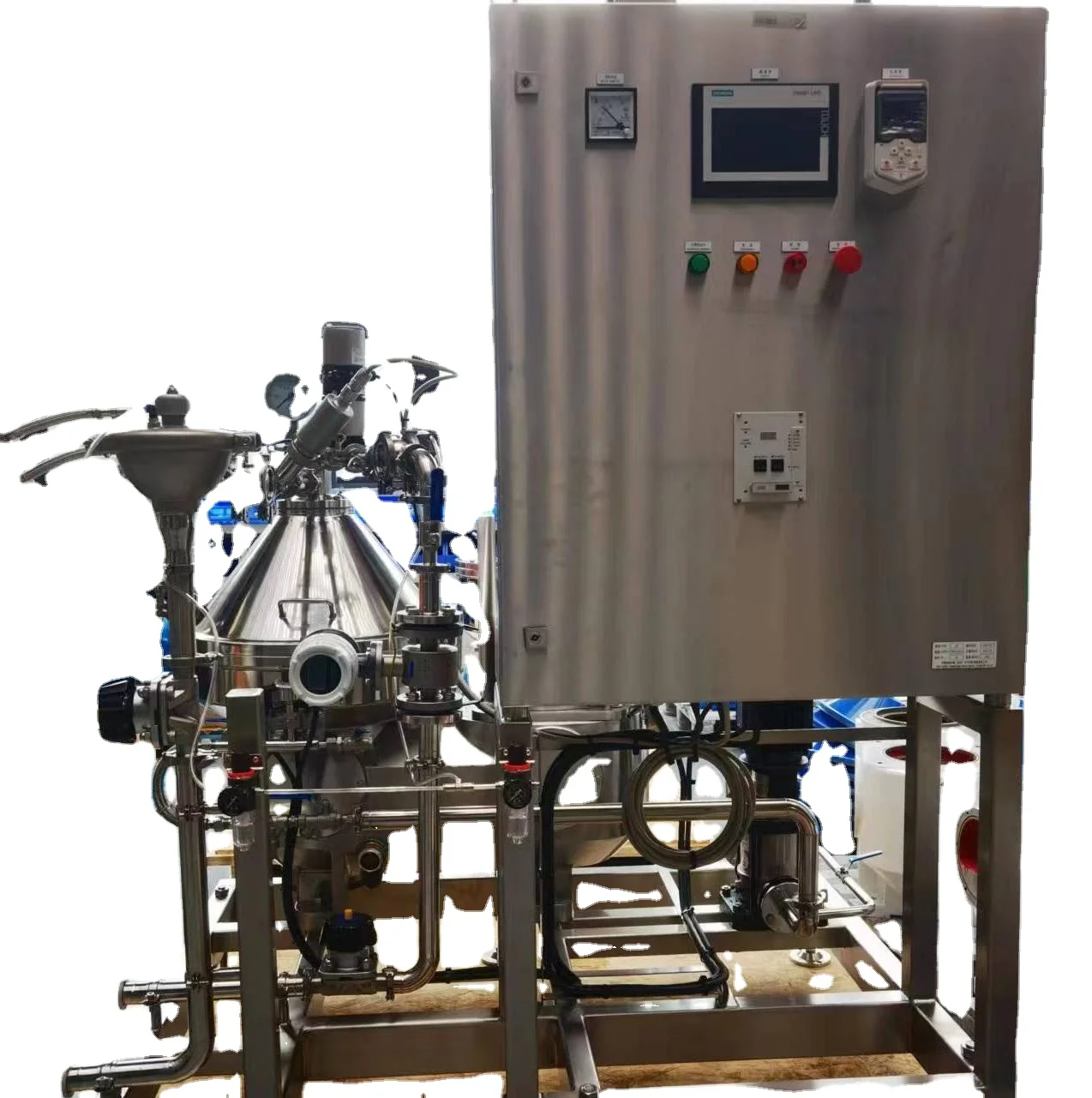 Highly Automatic PLC Gear Pump Motor Beer Separator with Bearing Core ...