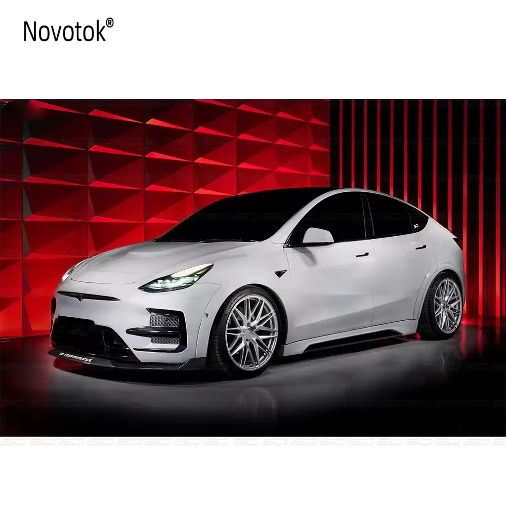 Auto Accessories Carbon Fiber Full Set Model Y Body Kit front lips ...