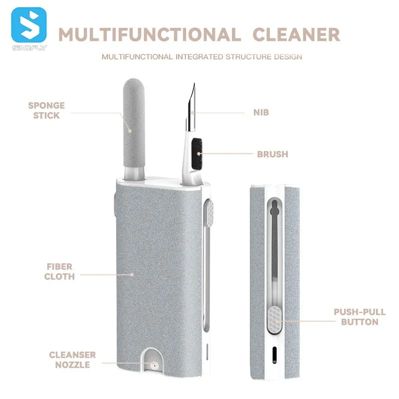 Newest 5 In 1 Multi Function Earphone Earbud Headphone Cleaner Brush ...