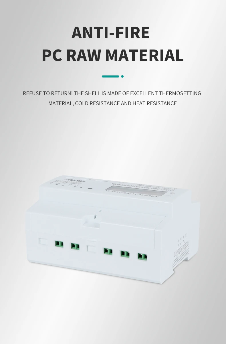 Ct Indirect Connection Zigbee Kwh Meter Tuya App Three Phase Energy ...