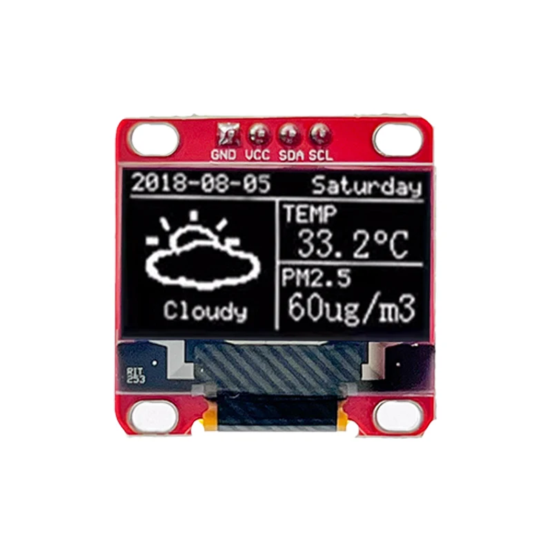 0.96inch Ssd1306 Oled Display Module With Iic Communication For Avr Mcu ...