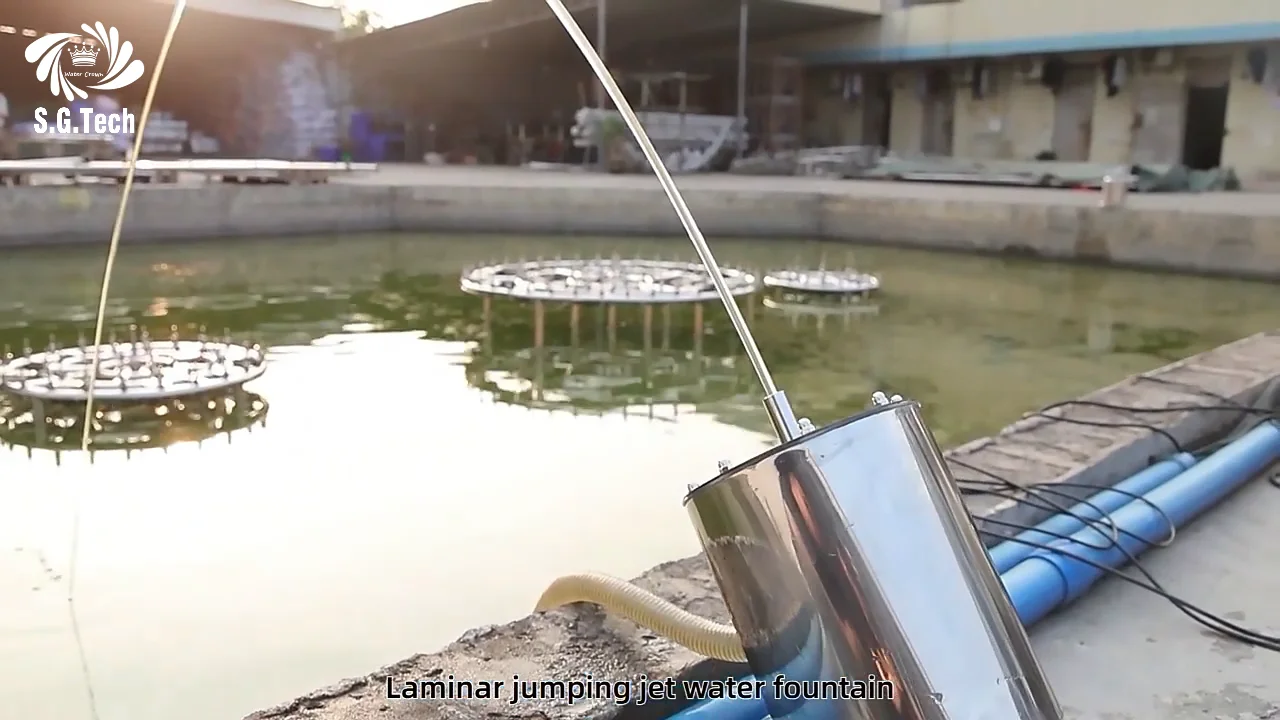 Modern Stainless Steel Laminar Flow Water Fountain High Quality Leaping ...