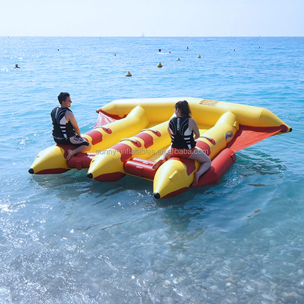 Factory Price Inflatable Water Sport Fly Fish Flying Fish Towable Tube ...