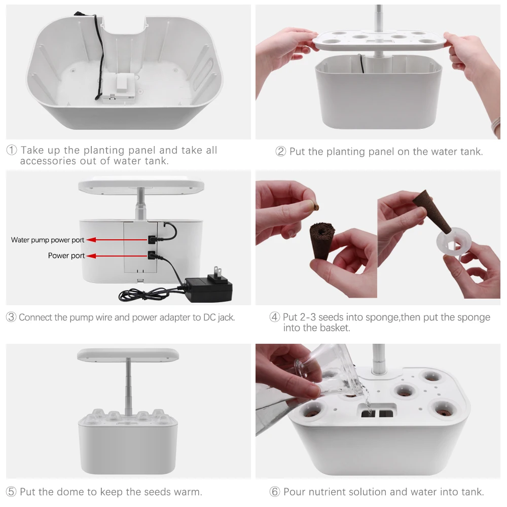 SHENPU Smart Home Garden - Hydrophobic Plants Growing System