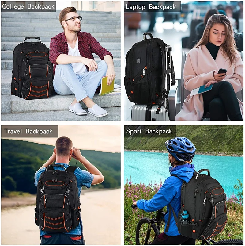 Custom Business Travel Laptop Backpack - 18.4 Inch