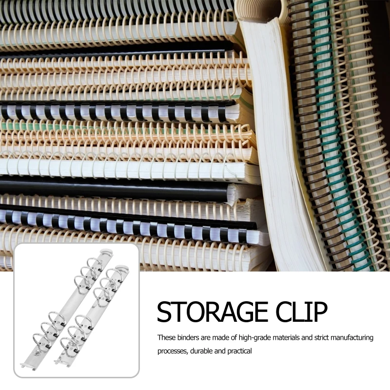 Folder File Blinder Clips - 6 Ring Binder, 171 Mm Length