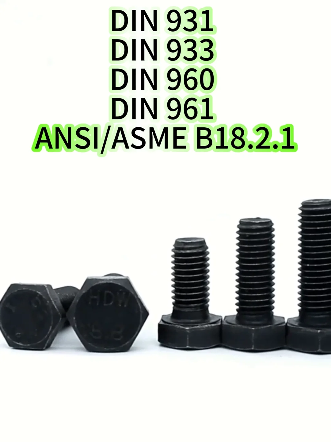 Bsk Din 933 Full Threaded Hex Bolt Galvanized A325m 8s Heavy A490 ...
