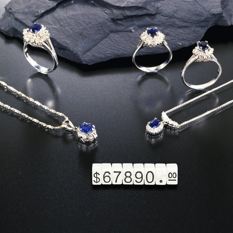 Wholesale Metal Price Tag Assembly Blocks Dollar Numeral Cubes for ...