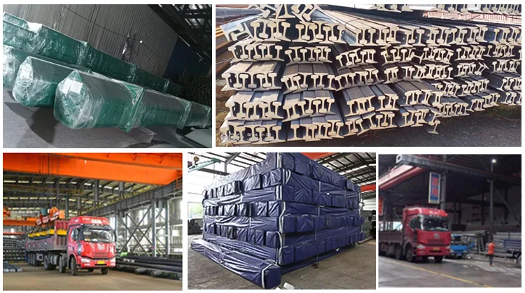 U71mn Qu70 Qu80 Qu100 Qu120railway Steel Rail Track Standard Steel Rail ...