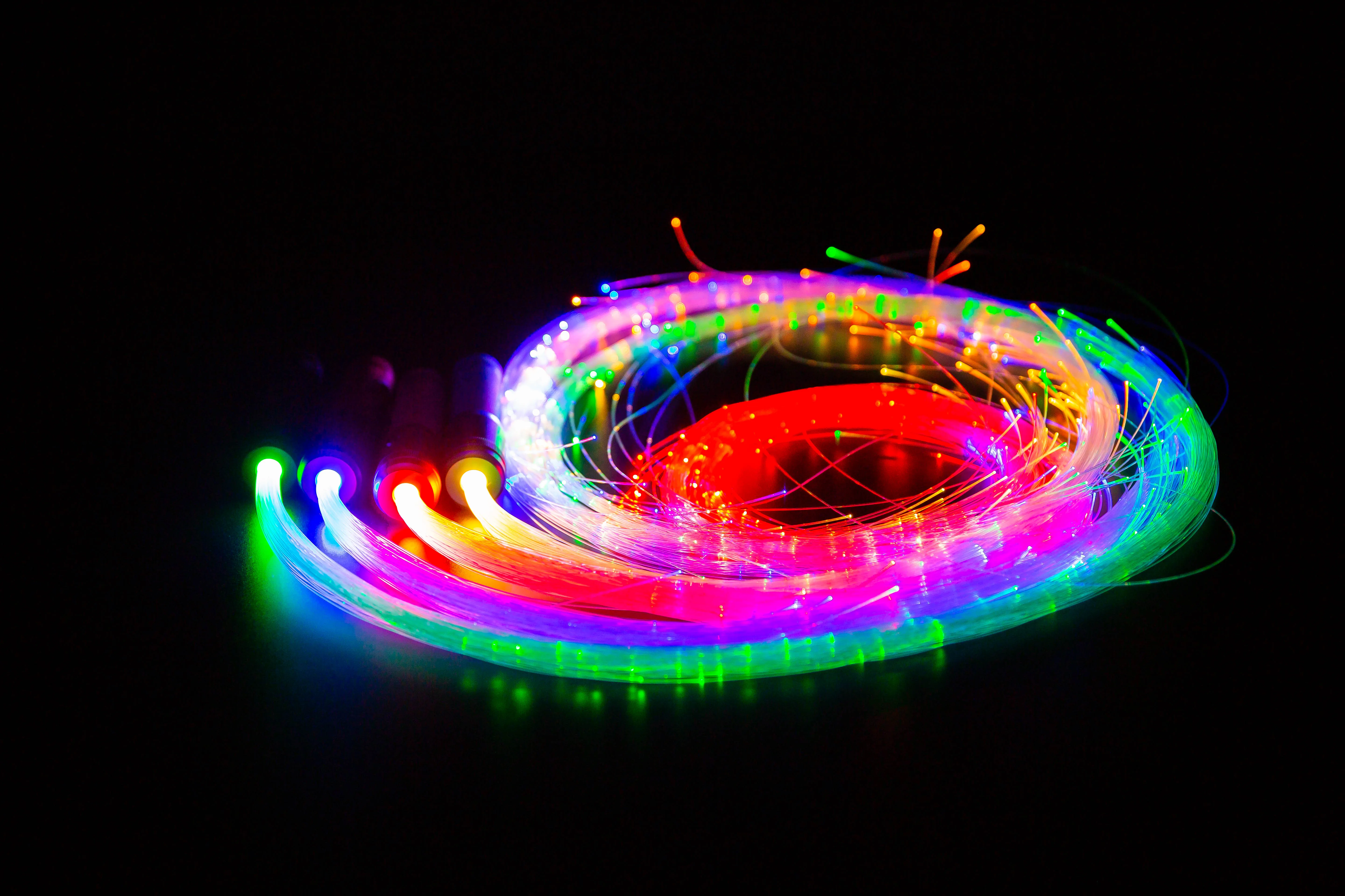 Glowing Fiber Optic Dancing Whip - 5th Generation Party Lights
