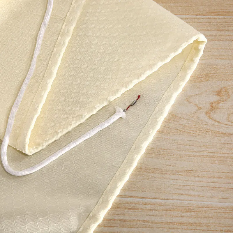 Wholesale Pretty Waterproof Luxury Pure Color Waffle Rideau De Douche ...
