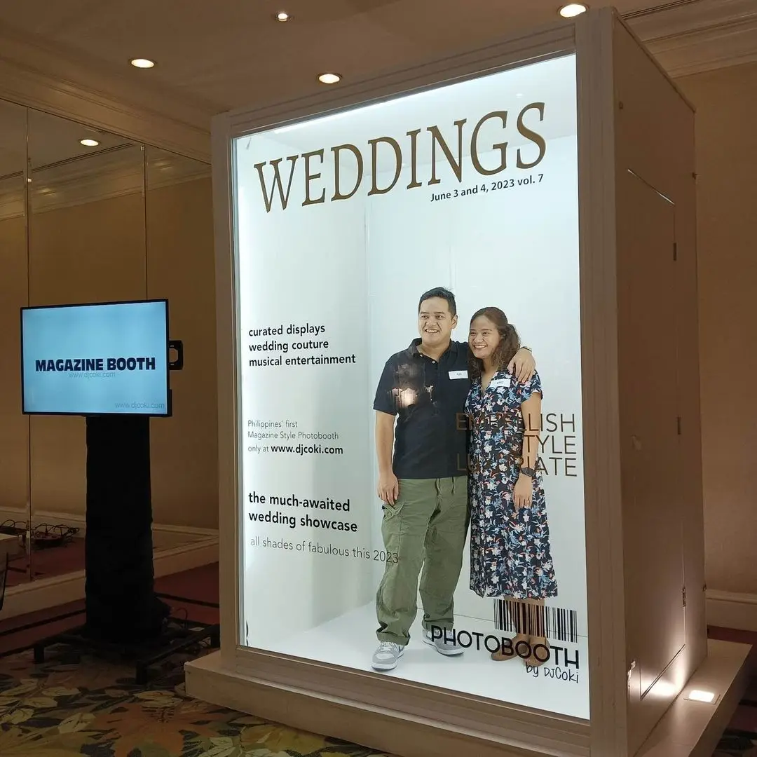 New Design Party Decoration Vogue Photo Booth Props Backdrop Box Photo Booth Pvc Wedding ...