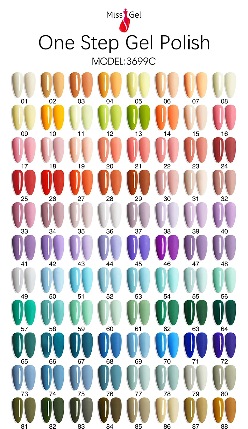 Missgel 3 In 1 One Step Gel Wholesale Nail Supplies Custom Logo 15 Ml ...