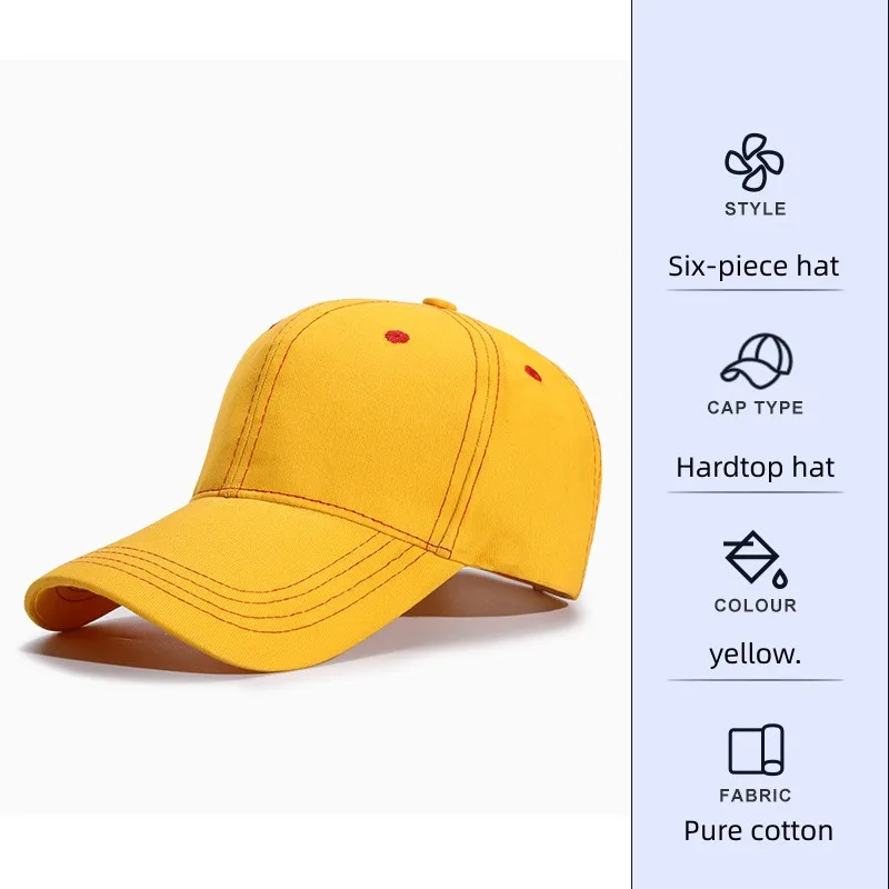 Custom Small Batch Hardtop Embroidery Logo Cotton Baseball Cap High ...