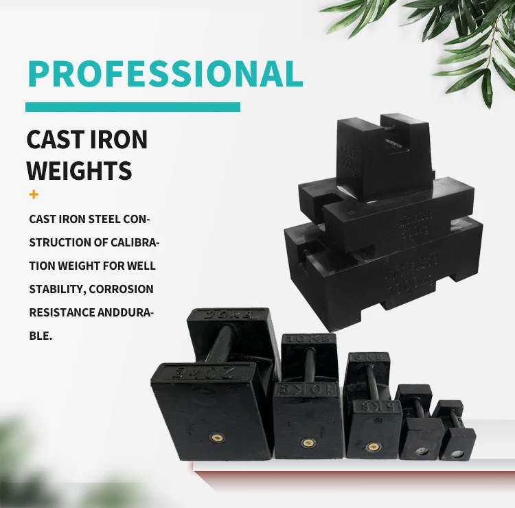 China Manufacturer's Cast Iron Testing Calibration Weights 10kg 20kg ...