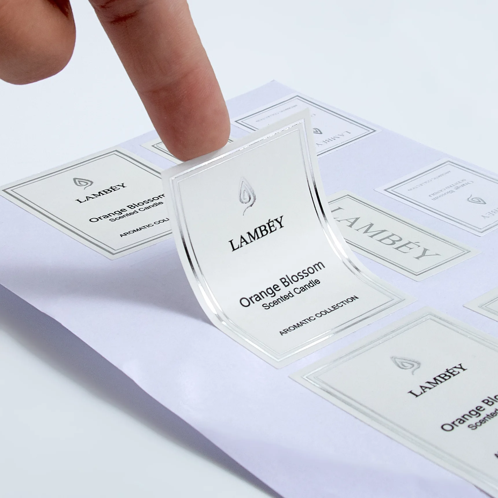 Best Selling Packaging Logo Vinyl Private Custom Gold Foil Printing ...