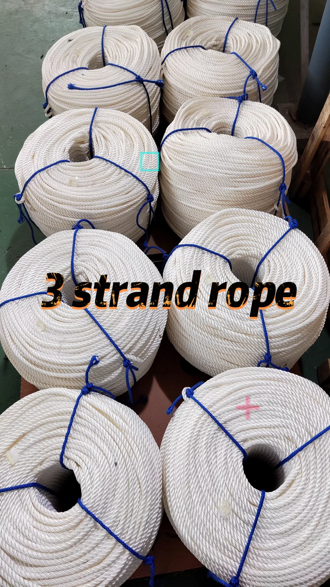 Factory Polyethylene Rope Plastic Rope 3 Strands Twisted Polypropylene ...