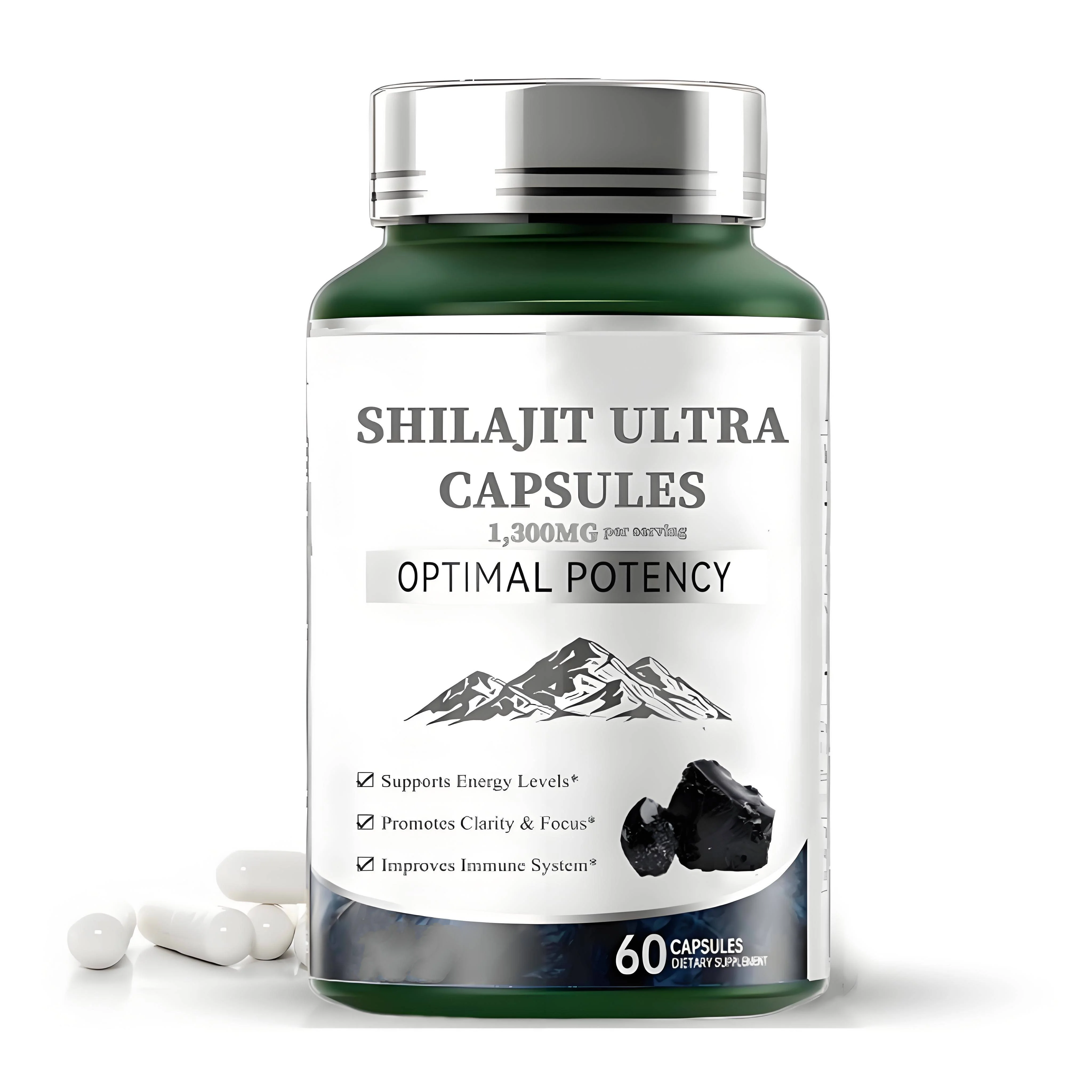 Ultra Shilajit Capsules Pure Himalayan Shilajit with Fulvic Acid ...